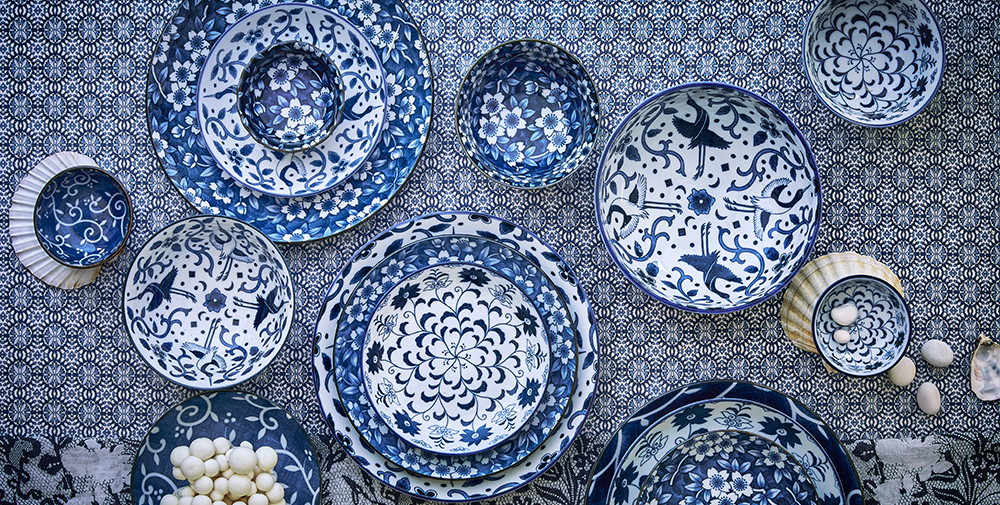 Porcelain tableware sorted by design series - TDS